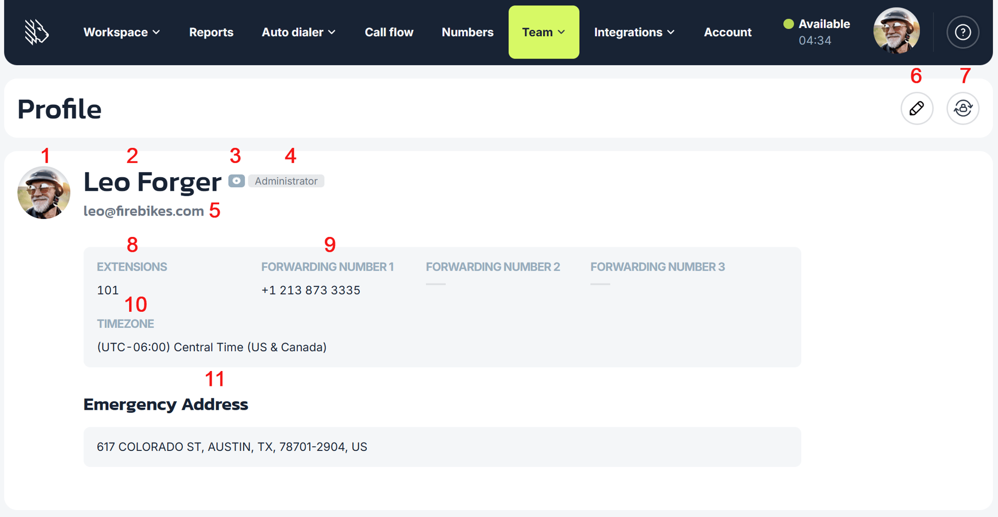 Managing Your Profile