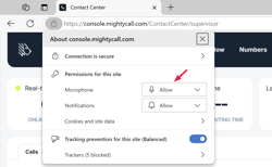 How to allow access to my microphone?