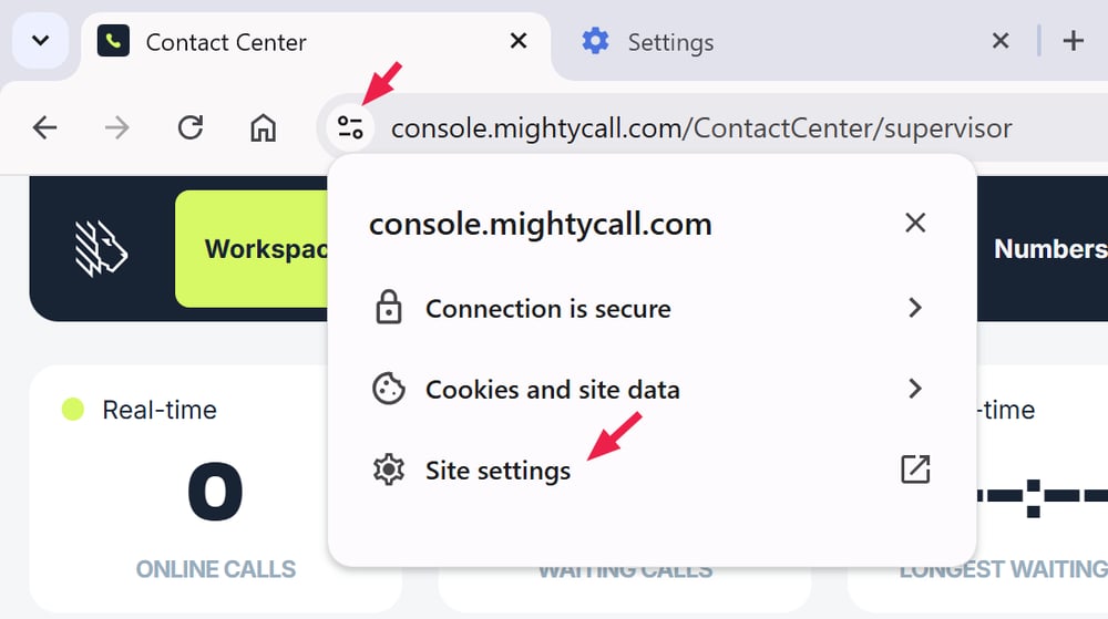 How to allow access to my microphone?