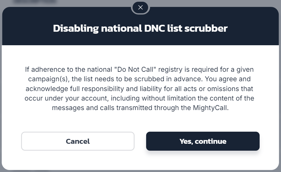 National DNC Registry Compliance