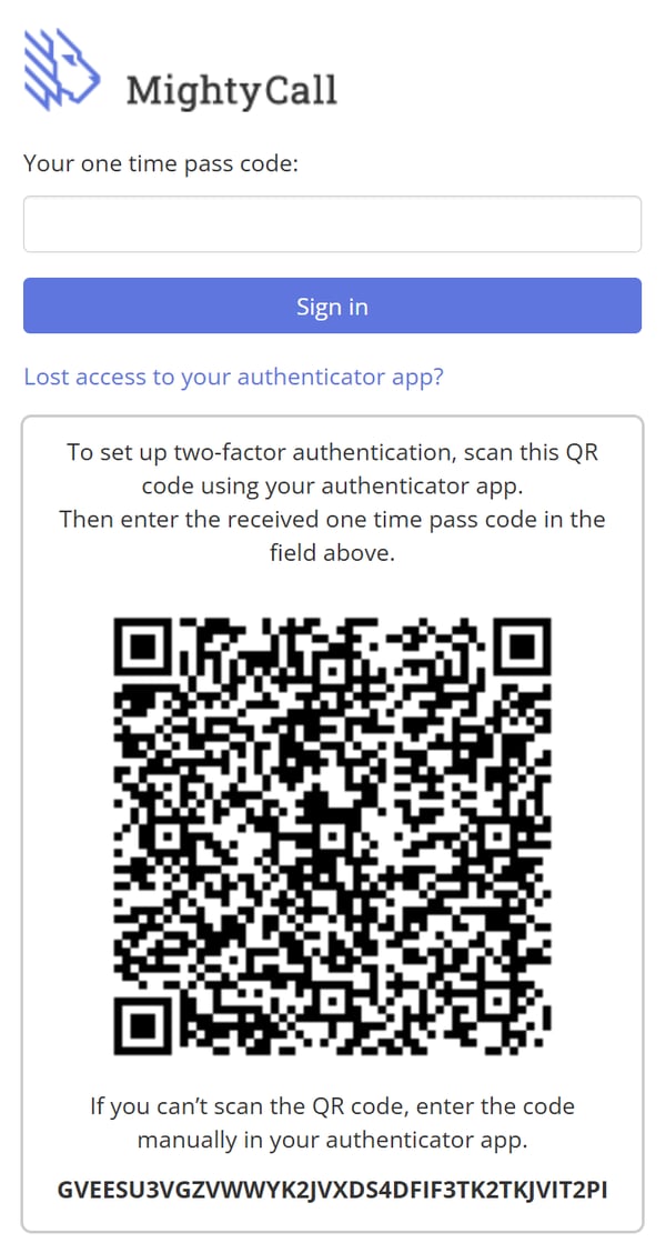 Two-Factor Authentication (Classic)