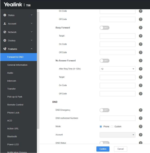 Yealink T-series Configuration Guide
