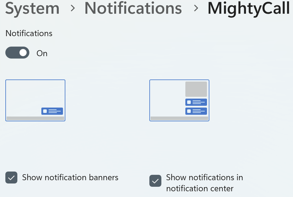 Enabling Notifications for Desktop App